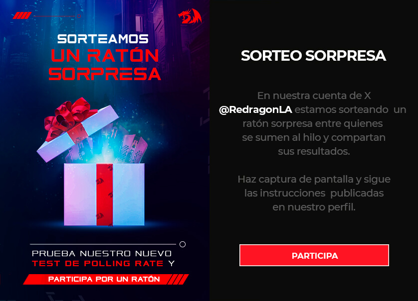 Test polling rate Redragon | Aprovecha al 100% tu mouse