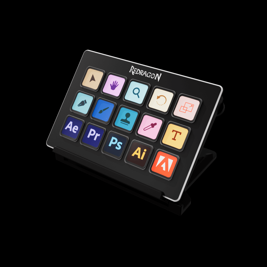 Redragon STREAMCRAFT SS550 - 15 Teclas Personalizables - Clones y Periféricos